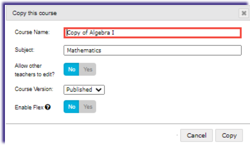 Copying a Custom Course to Create Another Custom Course – Ignitia