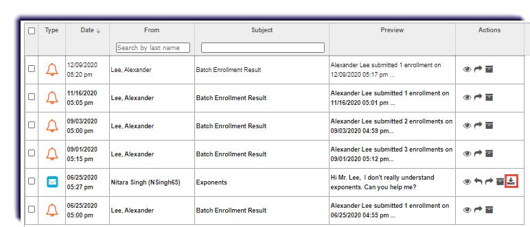 Exporting Message as a PDF – Ignitia