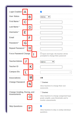 Admin Account overview – Ignitia