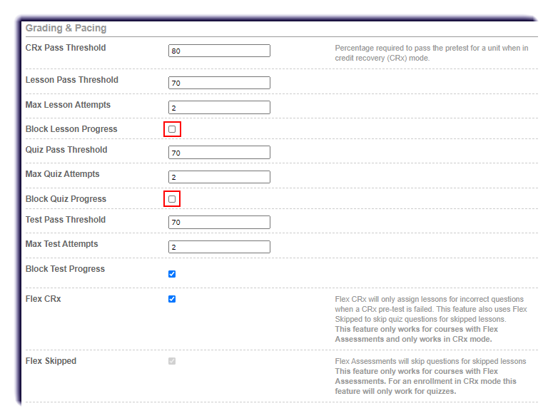 Editing Grading and Pacing Options – Ignitia