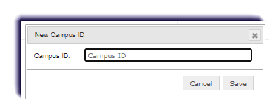 Adding Campus Identifiers – Ignitia