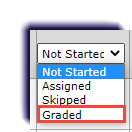 Manually Grading an Assignment Via Assignment Alerts Tab – Ignitia
