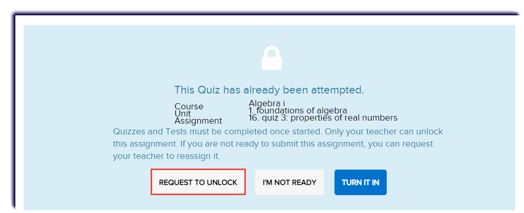 Unlocking an Activity – Ignitia